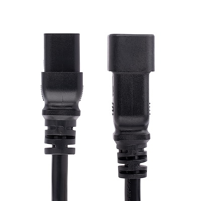 10ft (3m) Heavy Duty Extension Cord, IEC 320 C19 to IEC 320 C20 Black ...