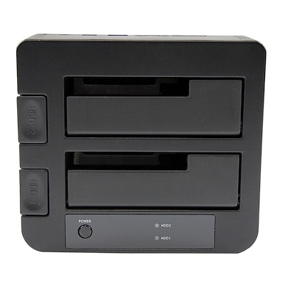 Dual-Bay USB 3.0 / eSATA to SATA Hard Drive Docking Station, USB Hard ...